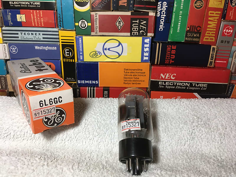 1 x NOS DualSideGetter 6L6GC General Electric USA ~ Clear | Reverb UK