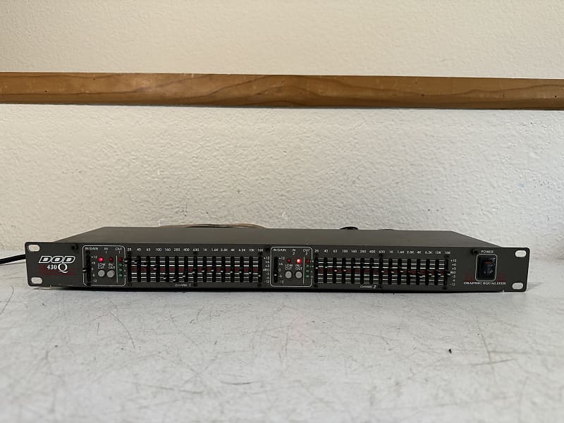 DOD SR430QXV Equalizer HiFi Stereo 2 Channel 15 Band | Reverb