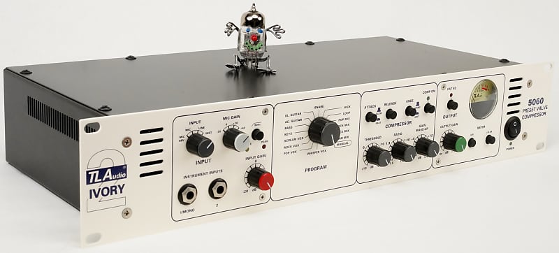 TL Audio 5060 Ivory2 Tube Mic Preamp Preset Compressor | Reverb