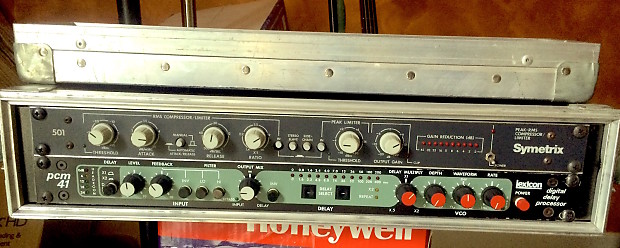 Lexicon PCM41 1980 Vintage Digital Delay Rack Mount | Reverb