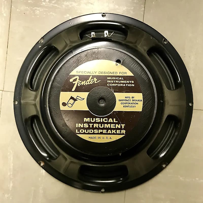 Fender Stock Eminence Speaker 50w 1990's - Black | Reverb