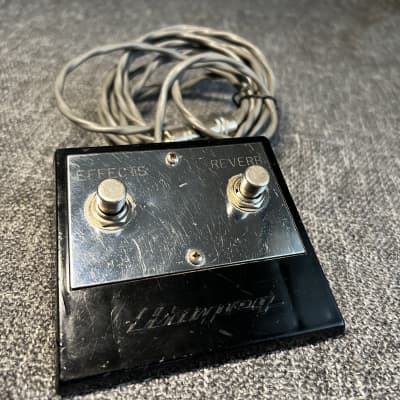 Ampeg two-button footswitch early 70s / late 60s foot switch | Reverb
