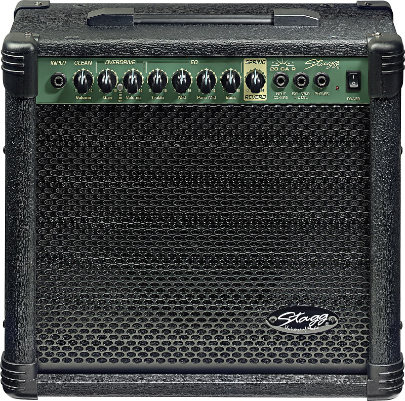 Stagg Electric Guitar Amplifier 20 Watt GA-R - USA - 20-Watt | Reverb