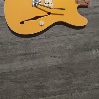 Warmoth Mooncaster 2022 USA Made Capri Orange with Body | Reverb