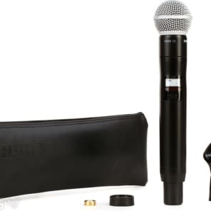 Shure QLXD2/SM58 Wireless Handheld Microphone Transmitter - | Reverb