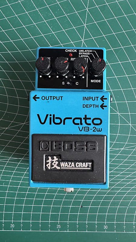 Boss VB-2W Waza Craft Vibrato 2016 - Present - Blue | Reverb