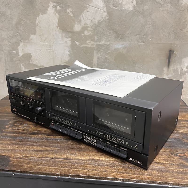 JVC TD-W106 Stereo Double Cassette Deck 80’s | Reverb