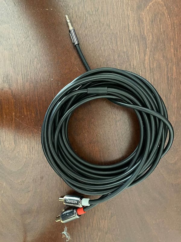 Ugreen 2 Male RCA Cable Stereo Audio Adapter Braided Hi-Fi | Reverb