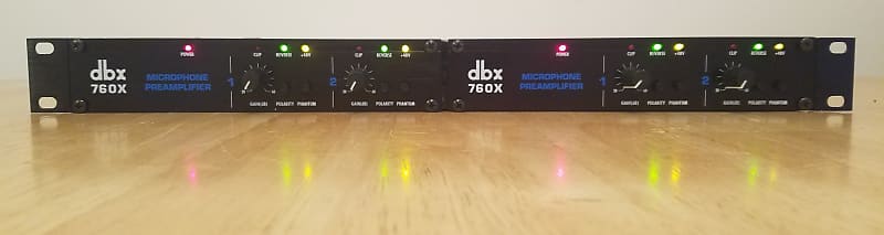 DBX 760 Mic Pre-amps, 2 units, 4 channels | Reverb