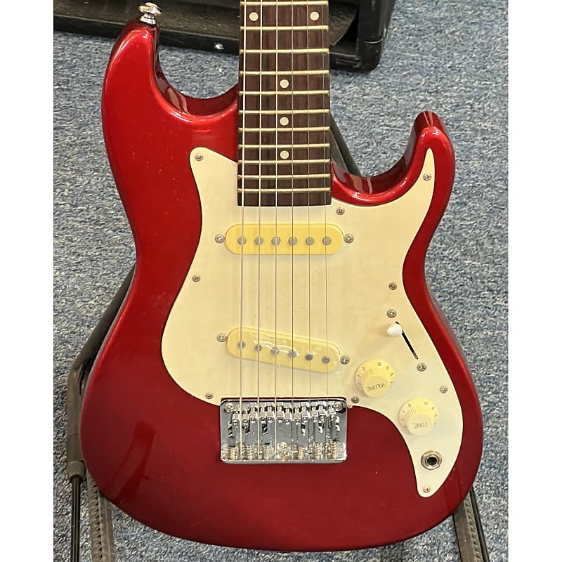 Greg Bennett Samick MMB1 Malibu Red Mini Electric Guitar - | Reverb