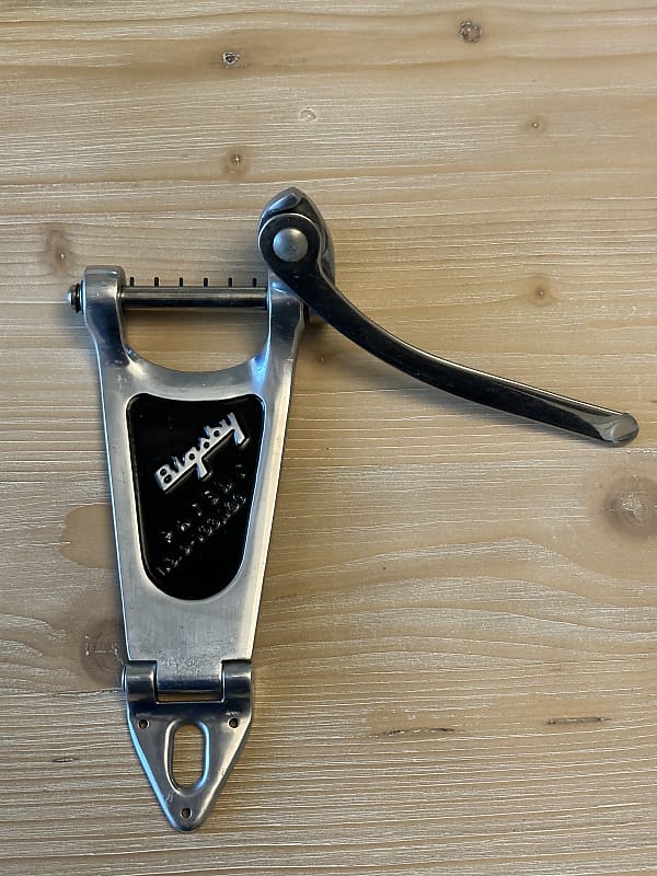 Vintage 1950s 1960s Bigsby B6 vibrato tailpiece archtop | Reverb