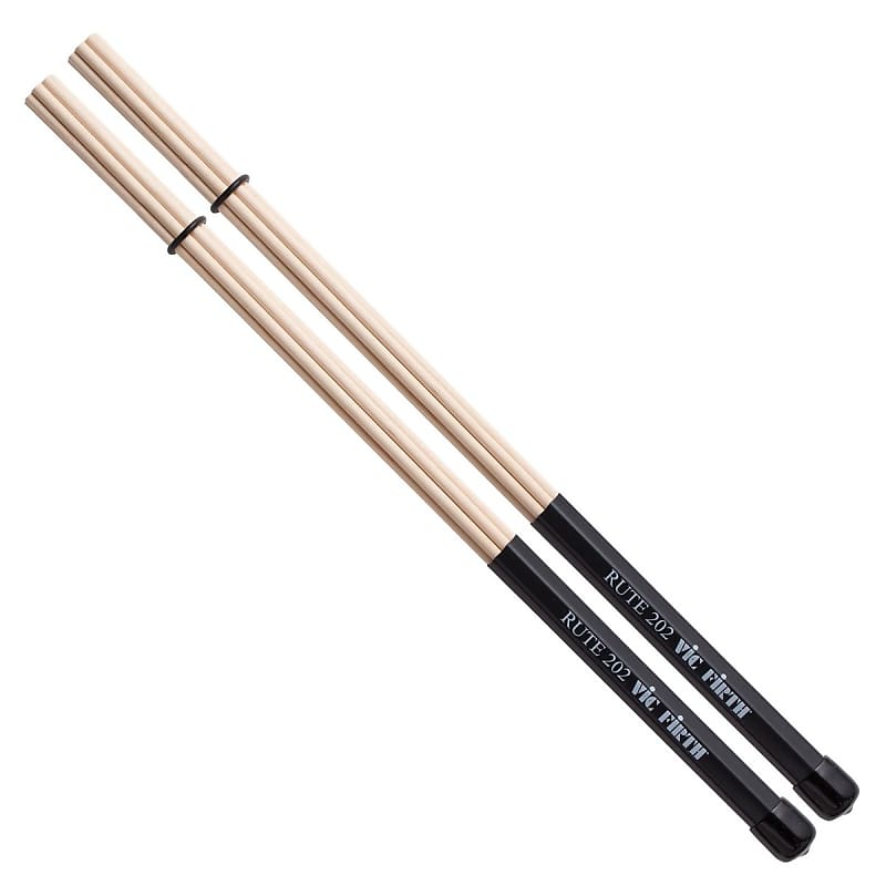 Vic Firth Rute 202 Dowel-bundled Drumsticks - Black | Reverb