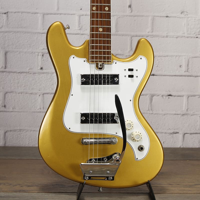 Telestar Kawaii Electric Guitar Gold c1970s Japan#NA | Reverb