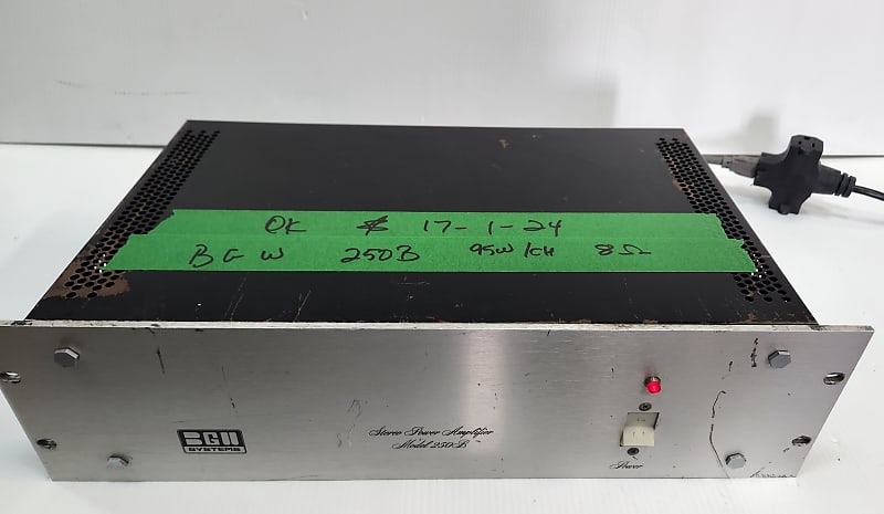 BGW Model 250B Power Amp | Reverb
