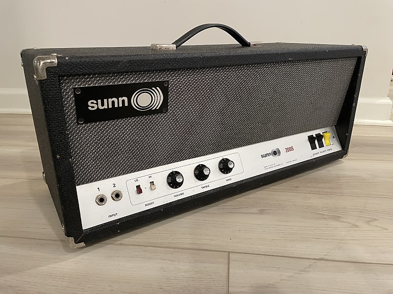 1969 Sunn 200S Tube Bass Amp Head | Reverb