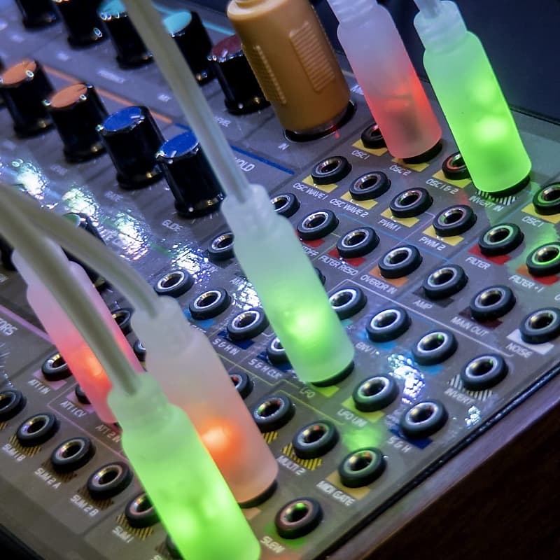 SSMS LED Eurorack Patch Cables - 12" (30 cm) 3-Pack - | Reverb