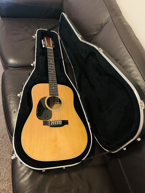 Left Handed Martin D12-28 1975 Natural | Reverb