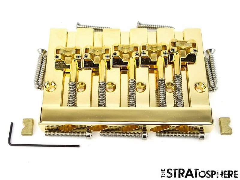 NEW Hipshot Kickass High Mass 5 STRING Bass BRIDGE for Badass | Reverb