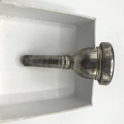 Vintage Vincent Bach 12C Trombone Mouthpiece Tenor - Silver | Reverb