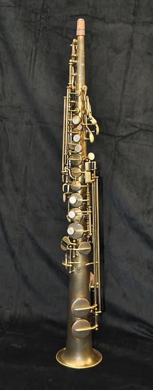 Buescher GOLD PLATED SOPRANO LOW PITCH SAX 1924 - GOLD PLATED | Reverb