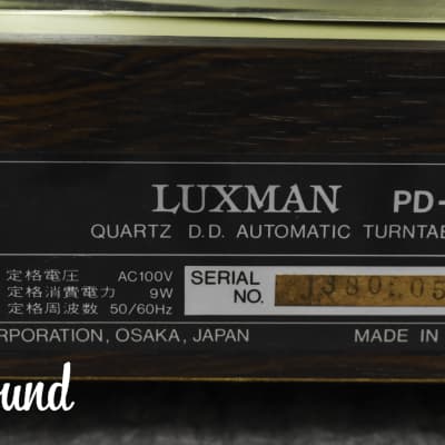 Luxman PD 291 Direct-Drive Record Player Turntable in Very | Reverb UK