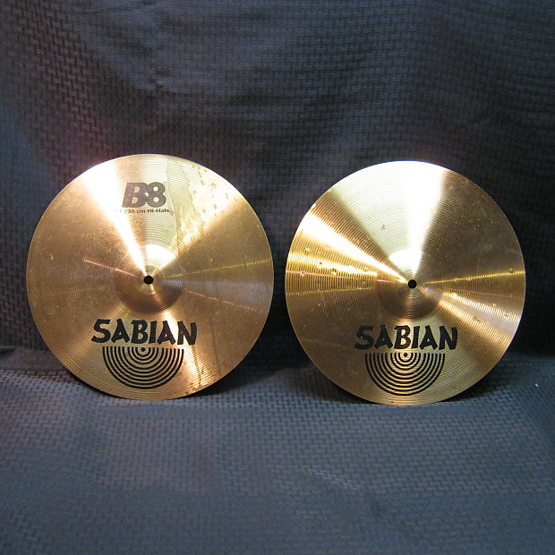 Sabian B8 14 inch 36 cm Hi Hat Cymbals Set | Reverb