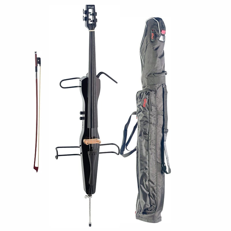 Stagg ECL 44 Series Electric Cello Outfit 4/4 - Black | Reverb