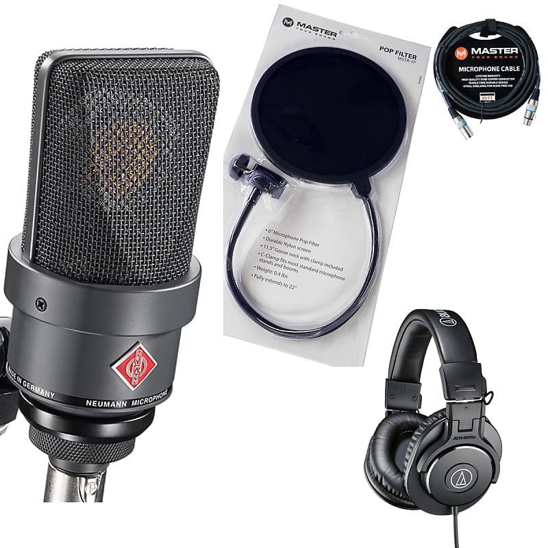 Neumann TLM 103 MT Microphone Matte Blk, ATH-M30X Headphones, | Reverb