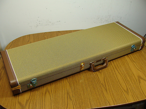 Fender Vintage Strat Tele G&G TWEED HARDSHELL CASE | Reverb UK