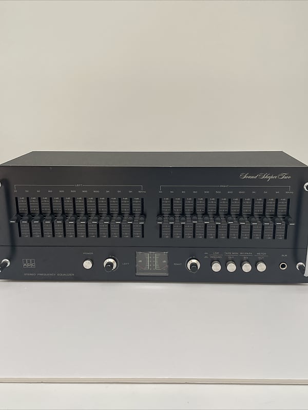 ADC SS-2 12 Band Stereo Frequency Equalizer VTG Hi Fi Black | Reverb