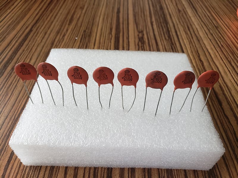 (8) 70’s Sprague NOS .015 Z Caps 500v Vintage Ceramic Disc | Reverb