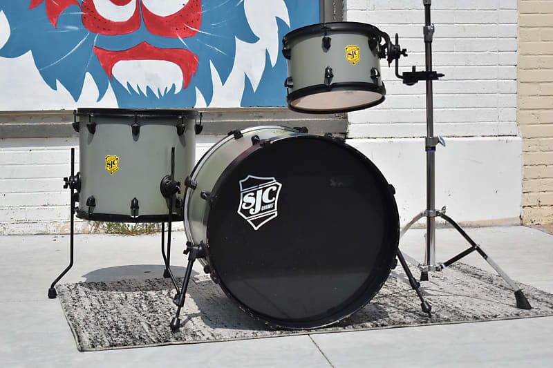 Used SJC Josh Dun "Bandito" Drum Kit in Trench Olive - 12, | Reverb