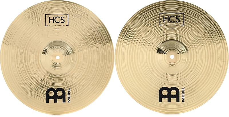 Meinl Cymbals 16-inch HCS Crash Cymbal Bundle with Meinl | Reverb