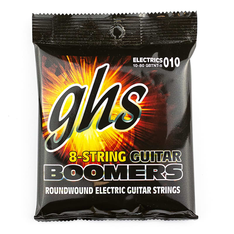 GHS Boomers Dynamite Nickel Alloy 8-String 10-80 Electric | Reverb