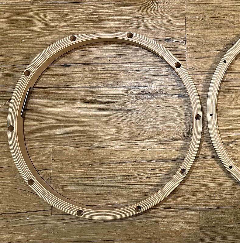 Yamaha VH-1410S 14” Vintage Maple 10-Lug Wood Snare Drum Hoop | Reverb