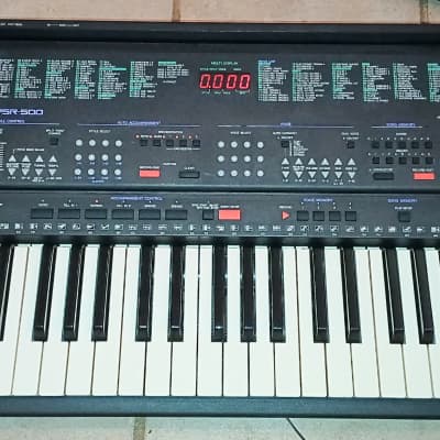 Yamaha PSR-500 Workstation Keyboard Piano Synth MIDI 1990s | Reverb