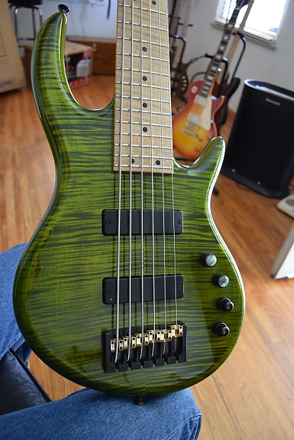 Kiesel Icon 6 string bass , Highly figured top, beautiful | Reverb
