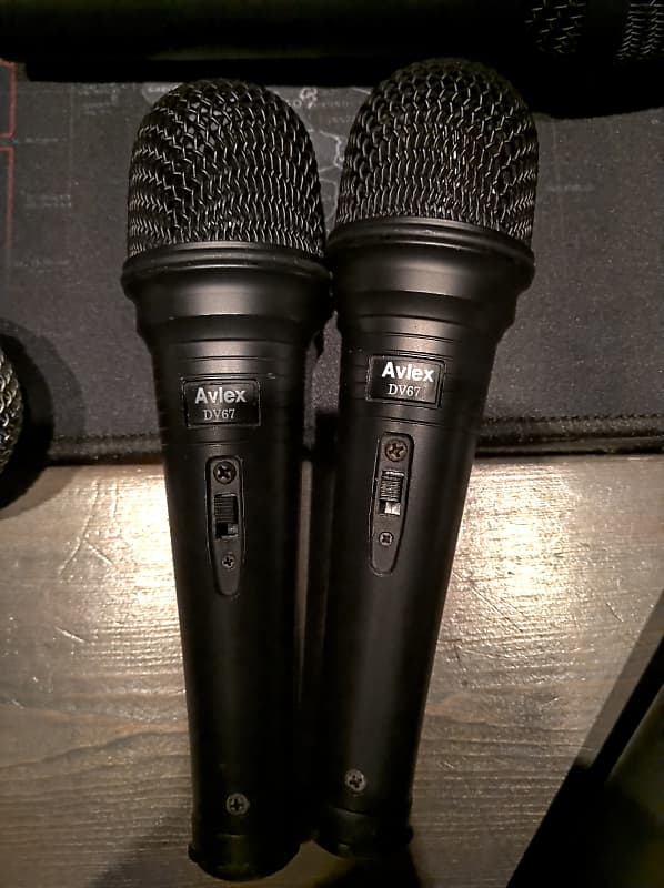 2 Avlex DV67 Dynamic Microphones Modified | Reverb