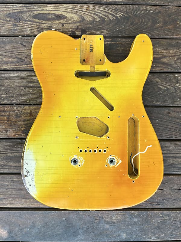 MJT Telecaster Official Custom Vintage Aged Nitro Guitar Body | Reverb