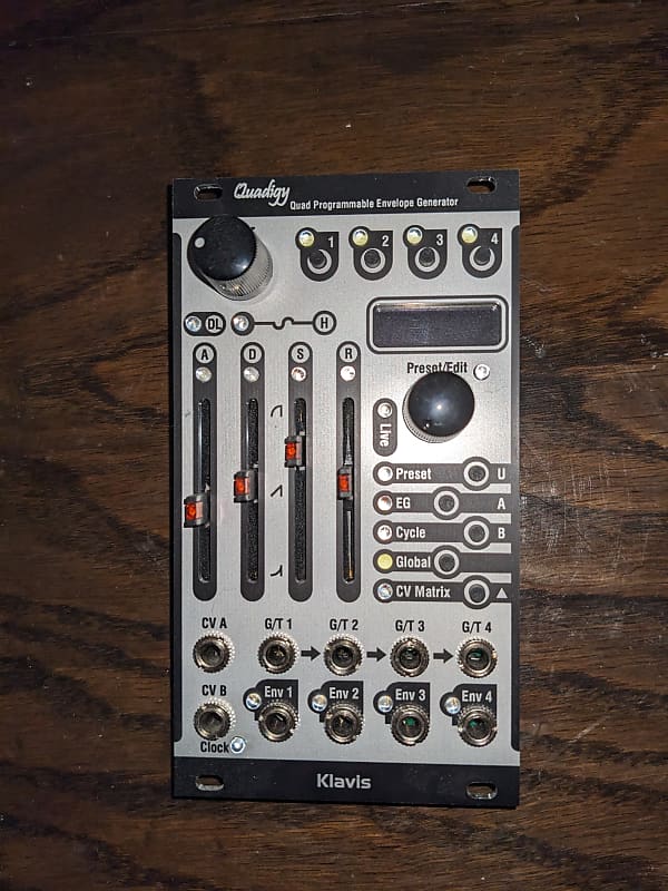 Klavis Quadigy - Quad Envelope Generator Eurorack Module | Reverb