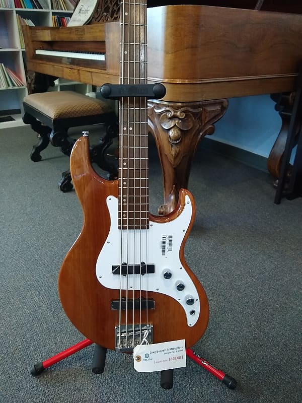 WOW! Greg Bennett Fairlane 5-String Bass*Brand New*Mahogany | Reverb
