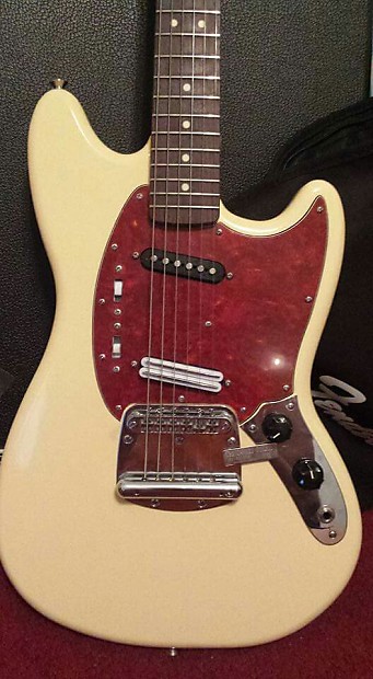 Squier Mustang Custom Red Tortoise Pickguard | Reverb