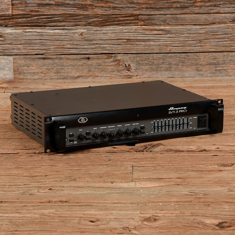Ampeg SVT-3 PRO 450-Watt Rackmount Bass Amp Head | Reverb