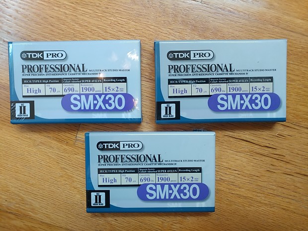 TDK SM-X30 (3 Tapes) | Reverb