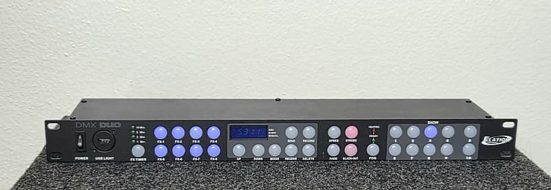 Elation DMX DUO 96 channel Rack Lighting Controller/Recorder | Reverb