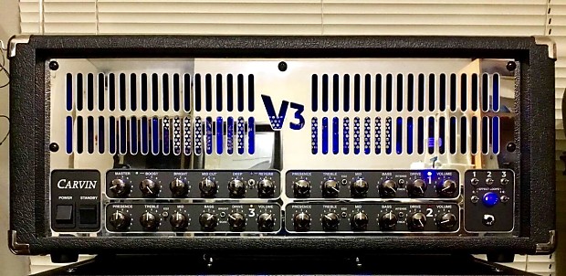 Carvin USA V3 3-Channel 100W Tube Guitar Amp Head, | Reverb