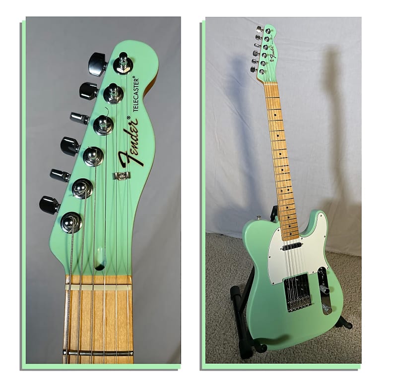 Fender Telecaster MATCHING Headstock-RARE! Surf | Reverb
