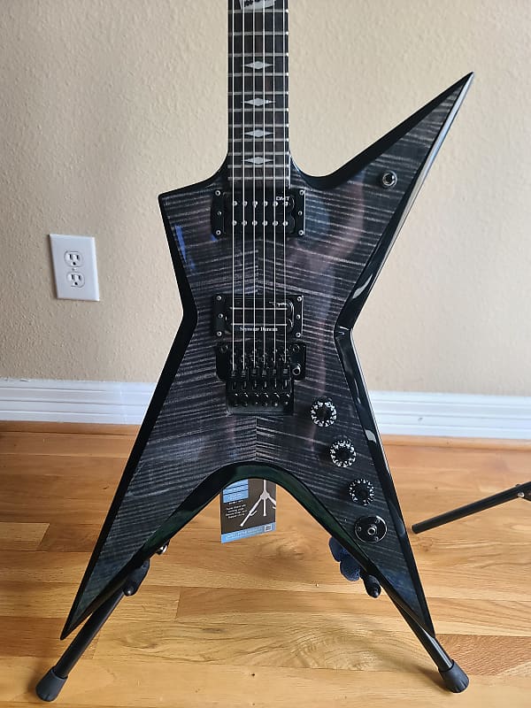 Dean DCR #7 Dime Stealth 2012 - Trans Black Limited 85 of 100 | Reverb