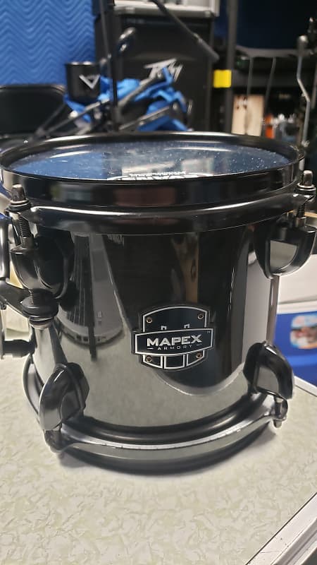 Mapex Armory - 8x7 Tom in Transparent Black | Reverb