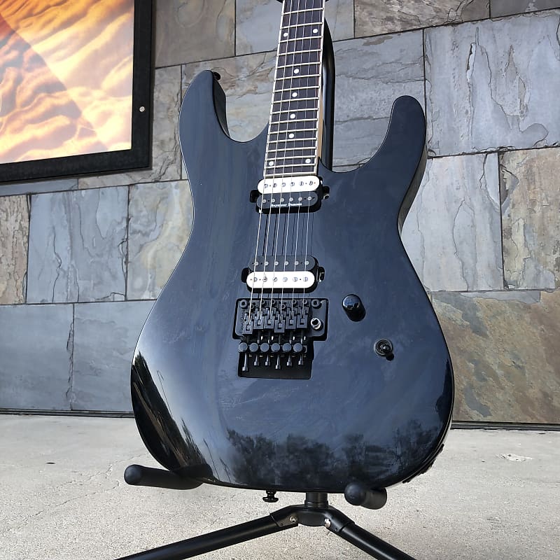Used Dean MD 24 Floyd Black | Reverb
